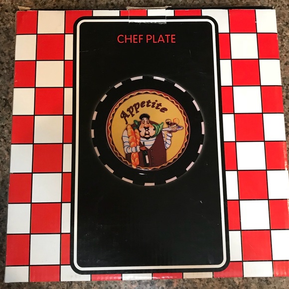 Kitchen | Ceramic Chef Plate 11 Home Kitchen Accent | Poshmark